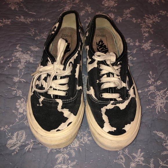 Vans | Shoes | Cow Print Vans | Poshmark